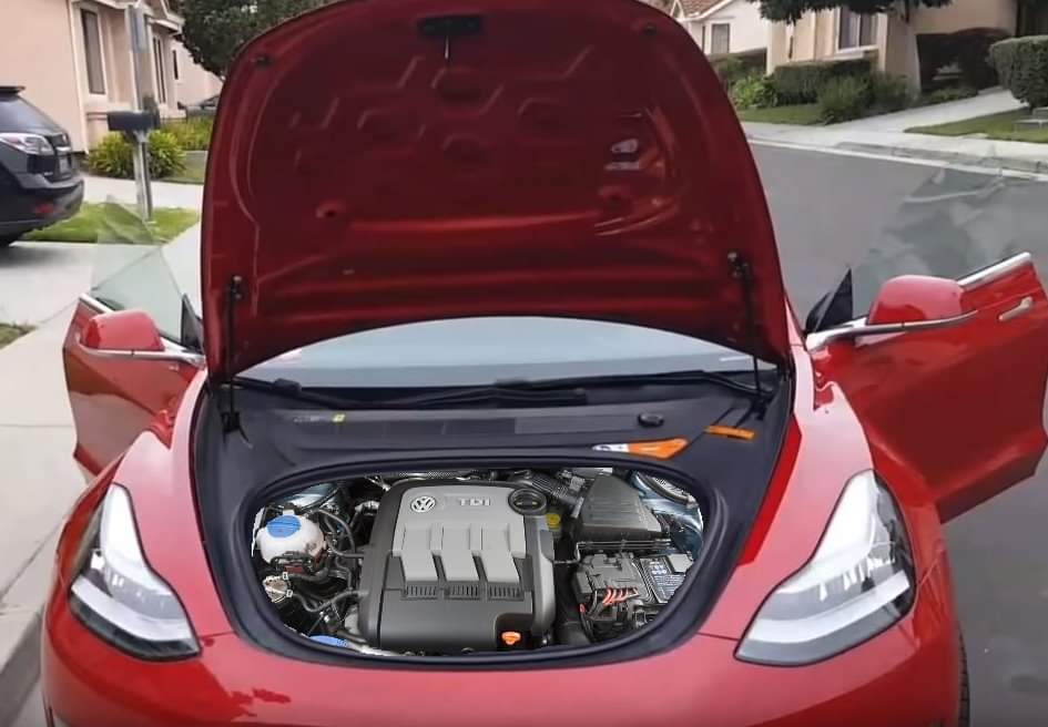 Roumenův Rouming - Zábavné a zajímavé obrázky - Tesla model 3 TDI