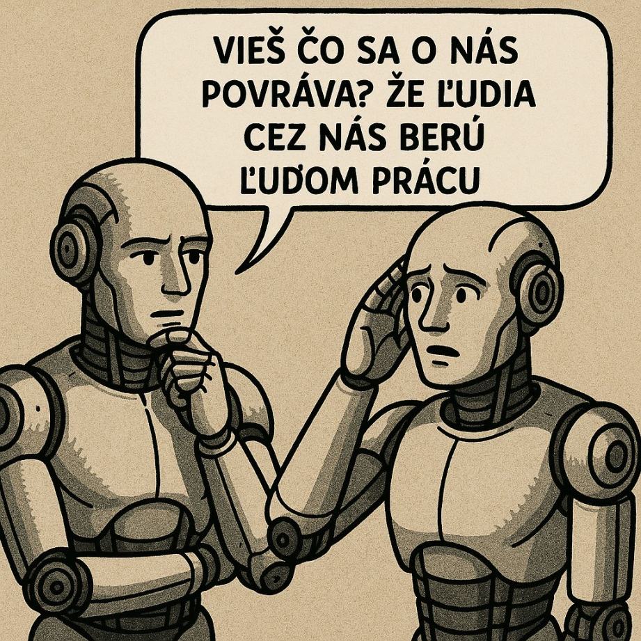 Roumenův Rouming - Zábavné a zajímavé obrázky - clovek cloveku robotom