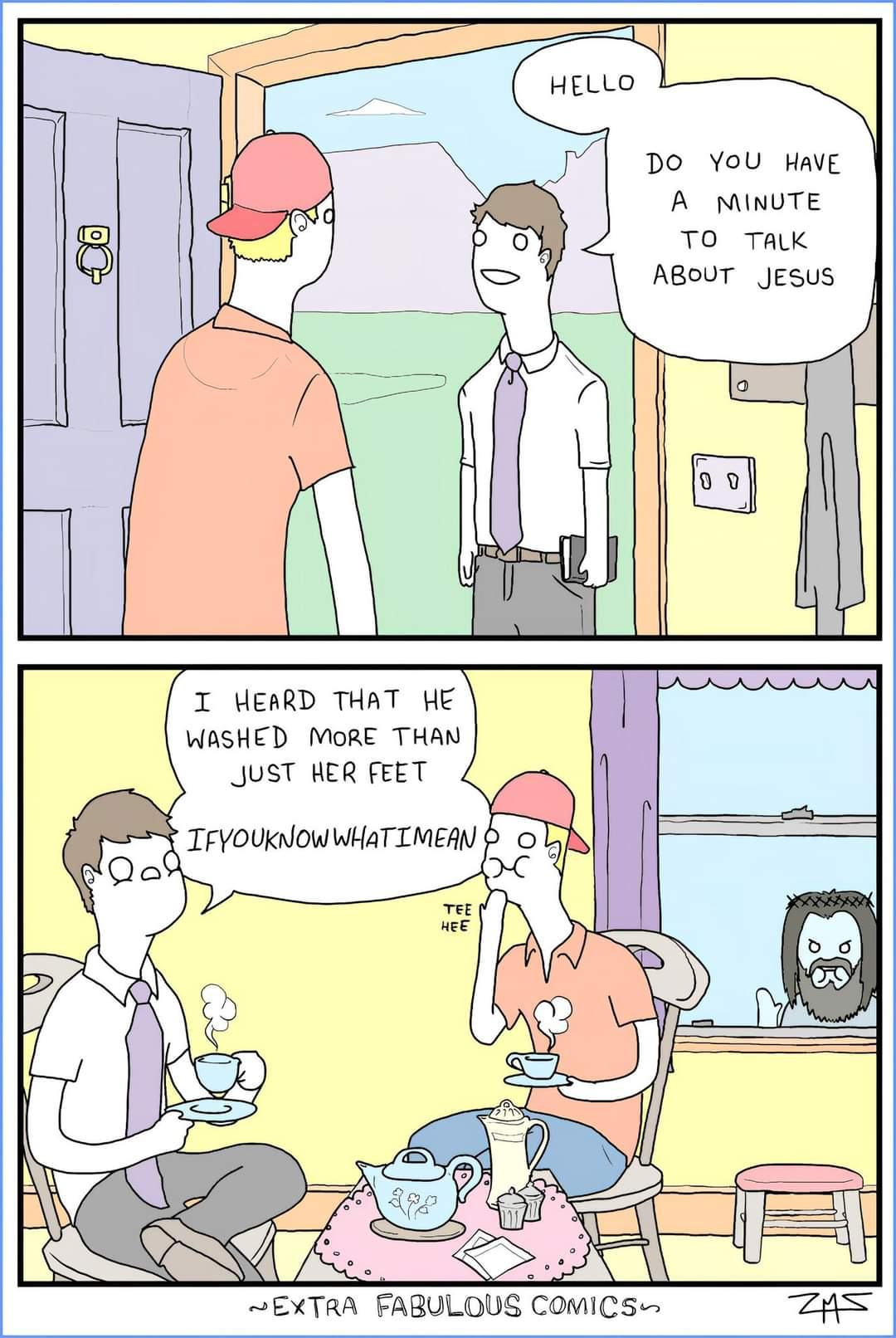 Roumenův Rouming - Zábavné a zajímavé obrázky - drby o Jezisovi