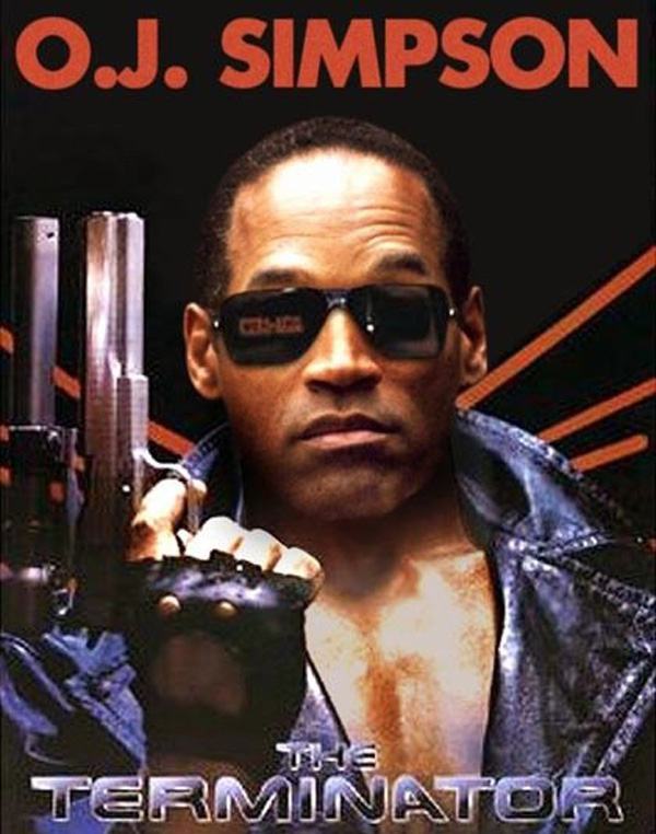 Roumenův Rouming - Zábavné a zajímavé obrázky - oj-simpson-as-terminator